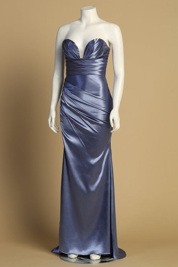 MORGANA Strapless Silky Mermaid Prom Formal Dress – One Honey