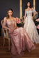 THEA Off The Shoulder Glitter Ball Gown Formal Dress